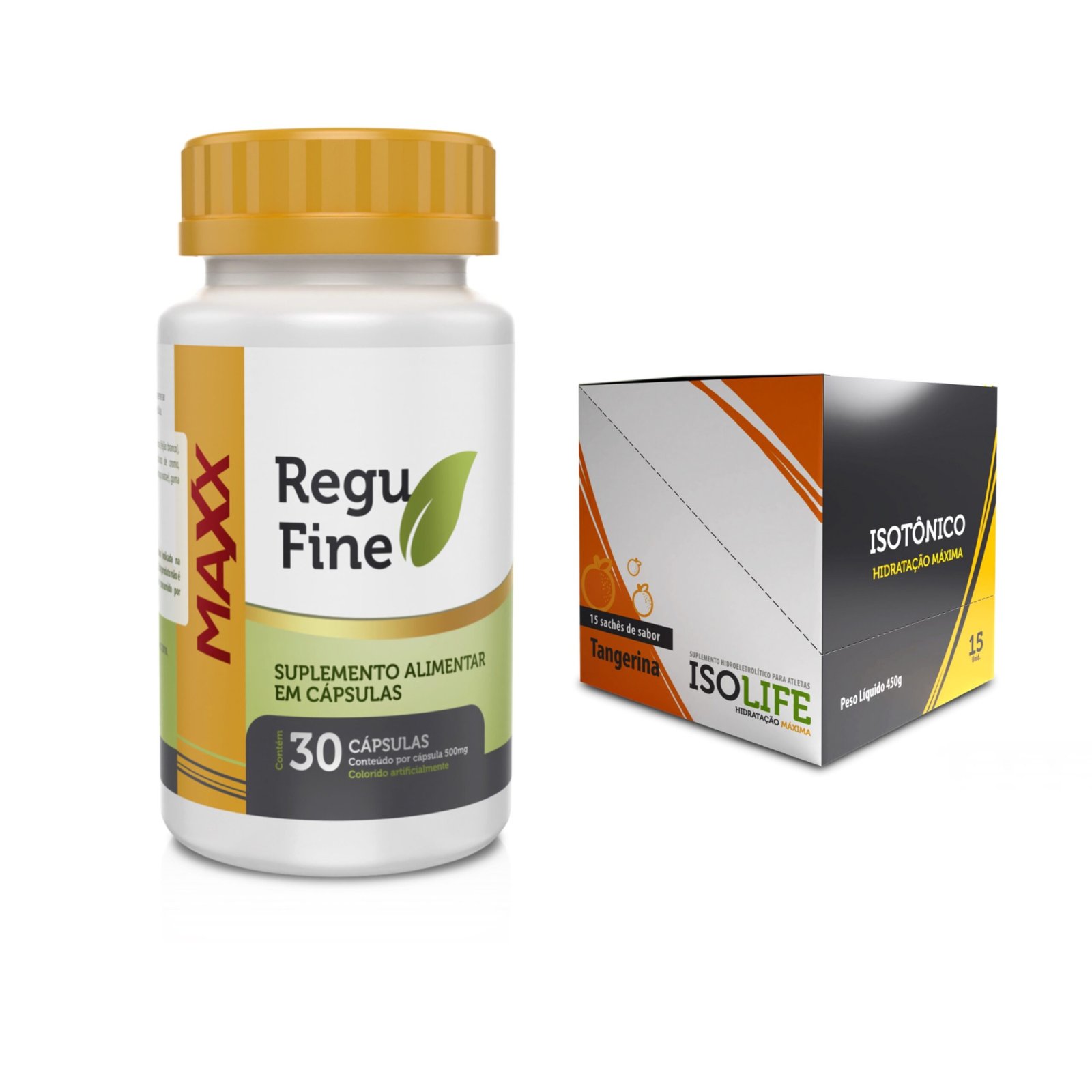 Regufine Maxx e Isolife Tangerina Bem Estar Life - Bem Estar Life Mundi