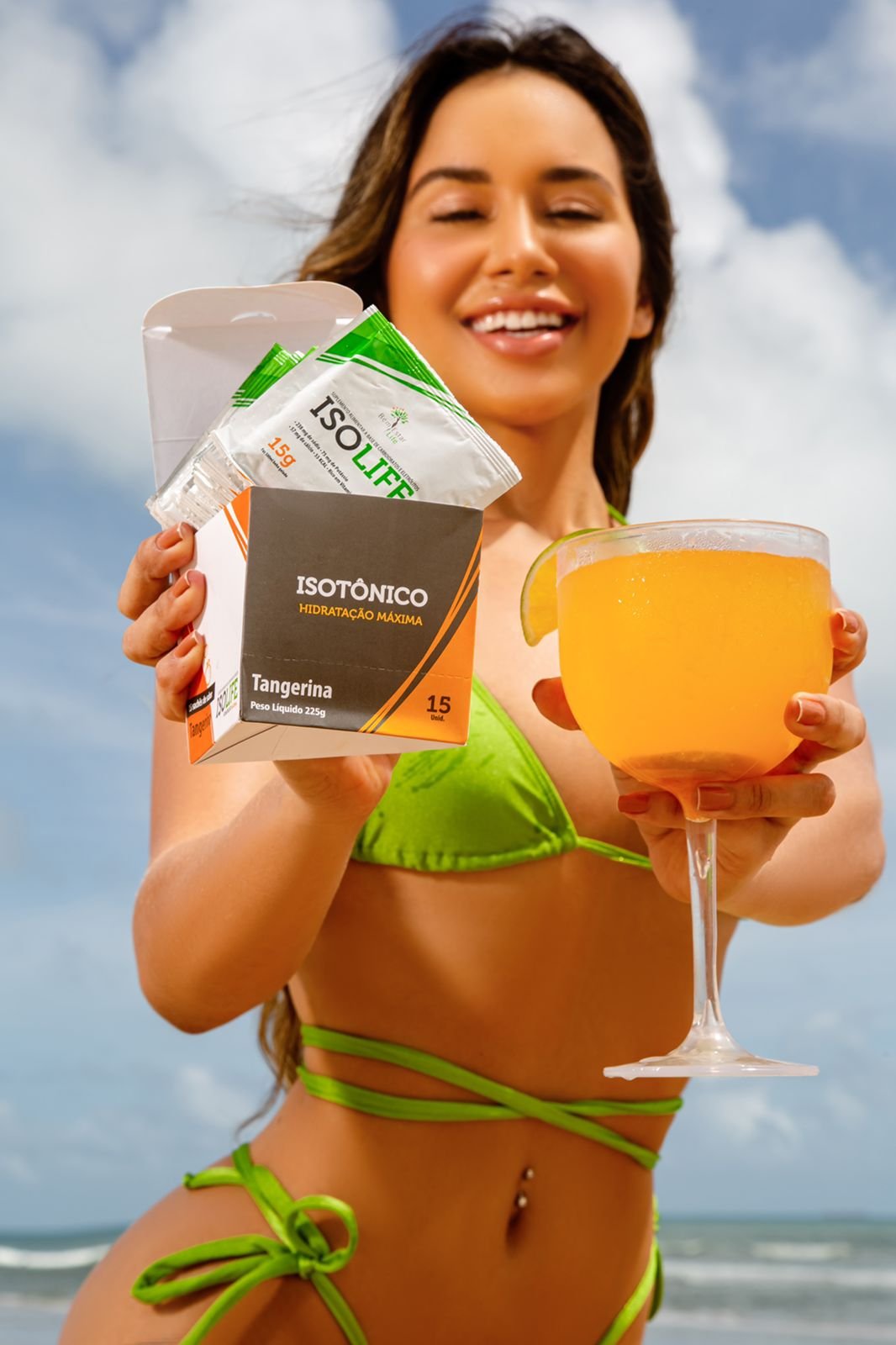 Isolife - Isotônico Em Pó Bem Estar Life 15 Saches Tangerina Bem Estar Life - Bem Estar Life Mundi